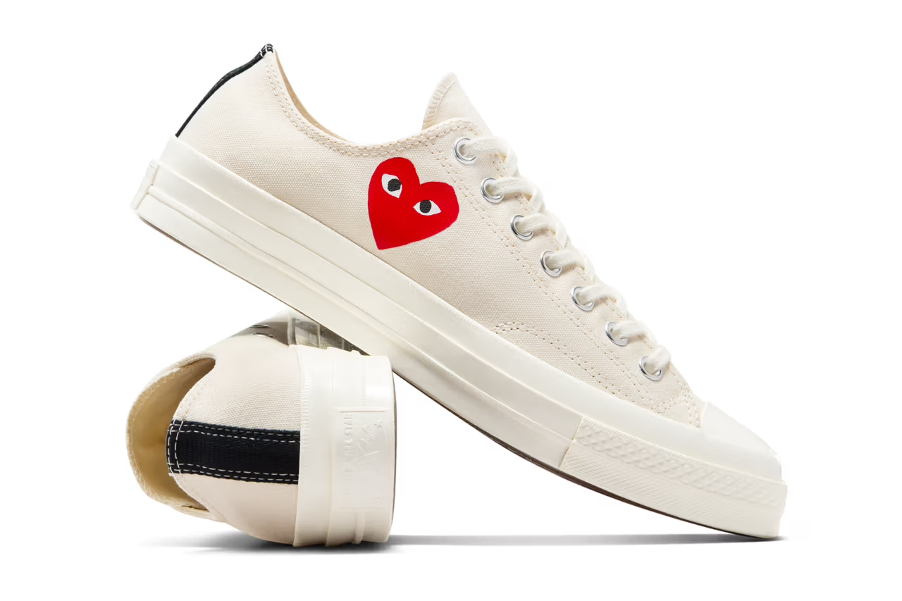 PLAY Comme des Garçons and Converse OG Single Hearts Pack