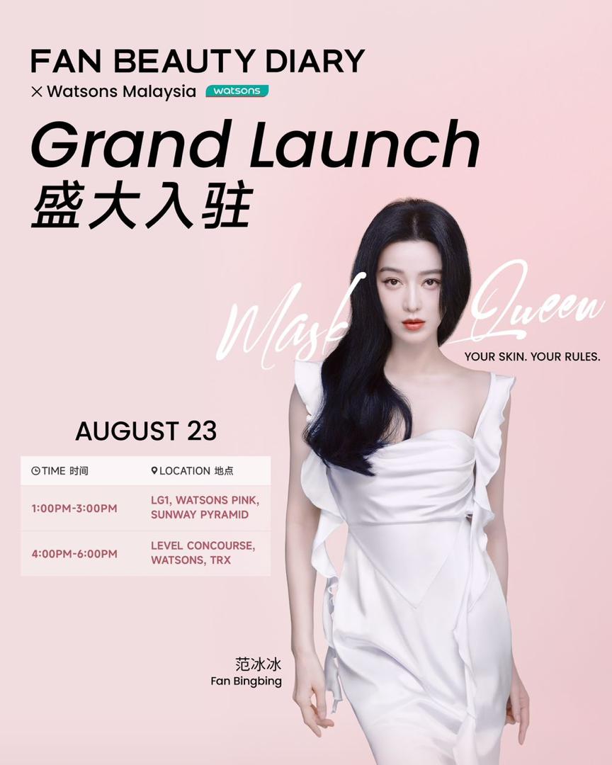 Fan Beauty Diary x Fan Bingbing: Malaysia Debut at Watsons